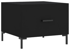 Konferenční stolky 2 ks černé 50 x 50 x 40 cm kompozitní dřevo - Default Title