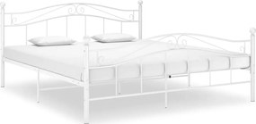 vidaXL Rám postele kov 160 x 200 cm [325001] Barva: Bílá