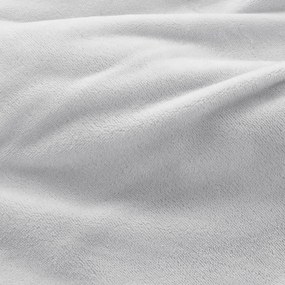 Goldea mikroplyšové elastické prostěradlo deluxe - světle šedé 160 x 200 cm