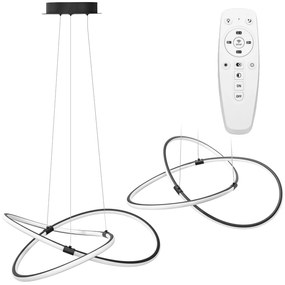 Toolight, LED závěsné svítidlo APP1193-CP, černá, OSW-40024
