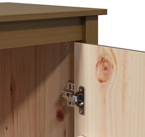 Skříň highboard medově hnědá 83x41,5x100 cm masivní borovice