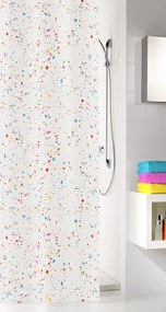 CONFETTI sprchový závěs 180x200cm, PVC barevné konfety (5937148305)