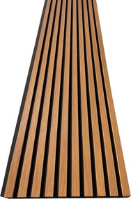 3D Dřevěné lamely na zeď na filci 255x46cm - Dub SLUNEČNÍ