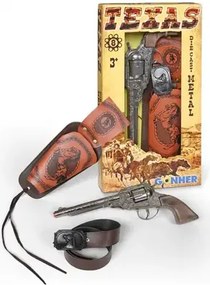 GONHER Kovbojský revolver s pouzdrem / Hračka / kovový