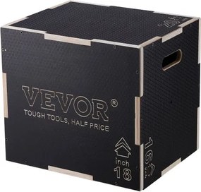 3v1 Plyometrický Jump Box, 50,8 / 45,7 / 40,6 cm