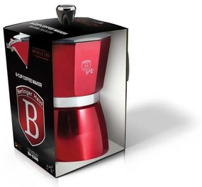 BERLINGERHAUS Konvice na espresso 6 šálků Burgundy Metallic Line BH-6388