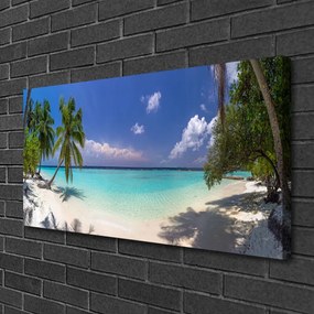 Obraz na plátně Moře Pláž Palma Krajina 125x50 cm