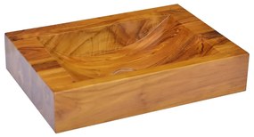 vidaXL Marketos Umyvadlo masivní teak 50 x 35 x 10 cm