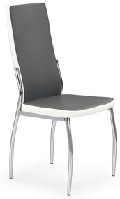 Halmar Jídelní židle K210, šedo-bílá