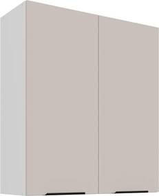 COMO | horní skříňka 80 G-90 2F policová | 80 cm | VYSOKÁ | bílá/kašmír