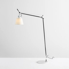 Artemide 0947010A + A025150 Tolomeo Basculante 180 Lettura, stojací lampa s vypínačem, pergamenové stínítko, 1x46W E27, výška 108+87cm