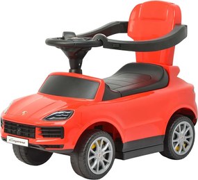 Dětské odrážedlo s vodící tyčí Milly Mally Porsche Cayenne red