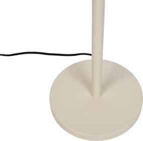 Japandi stojací lampa béžová s vícebarevným stínidlem se zvířecím potiskem 50 cm - Simplo