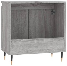 Koupelnová skříňka šedá sonoma 58x33x60 cm kompozitní dřevo