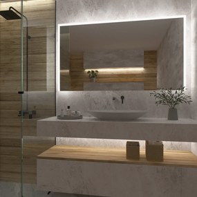 Zrcadlo do koupelny s LED osvětlením F3