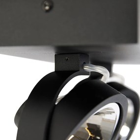 Designové bodové světlo černé nastavitelné 2-světlo - Go