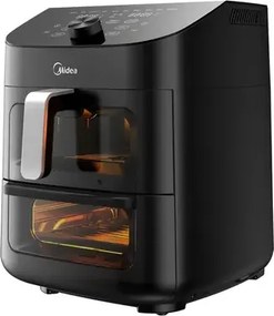 Midea MAD 1100 DADK černá / Horkovzdušná fritéza / 1000 W / objem 6 l