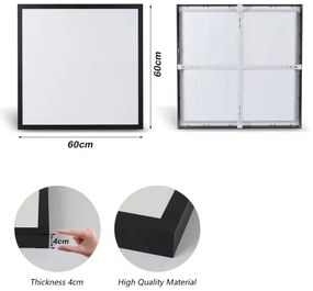 Brilagi - LED Koupelnové svítidlo FRAME LED/50W/230V 3000/4000/6000K IP44 černá