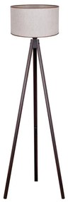 Duolla - Stojací lampa 1xE27/60W/230V pr. 44 cm béžová/wenge