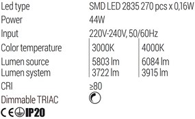 Světla a lustry REDO GROUP Redo ORBIT černé nástěnné LED světlo kruh 60 cm/LED 44W/3000K Stmívání: Triac