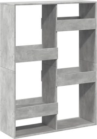 Dělicí stěna betonově šedá 100 x 33 x 135 cm kompozitní dřevo 3309558