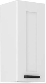 STL 30 cm skříňka horní jednodveřová LUNA Barevné provedení LUNA: Bílá / Bílá