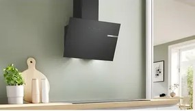 Bosch DWK65DK60 černá / Digestoř / 590 mm / 430 m3/h / tř. A / 60 dB