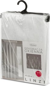 ZÁCLONA NA PÁSCE LINZI 140X270 CM VZOROVANÁ
