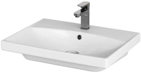 Koupelnová skříňka s umyvadlem CERSANIT - SET 969 LARA CITY 60 - ŠEDÁ DSM (S801-216-DSM)