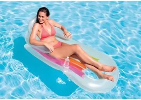 INTEX Nafukovací lehátko 58802EU 160 x 85 cm / Lehátko / stabilní opěr