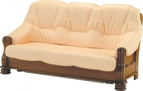 Casarredo - Komfort nábytek Trojmístná pohovka ARTUR kůže | potah: Kůže S-41,barva: moření 11