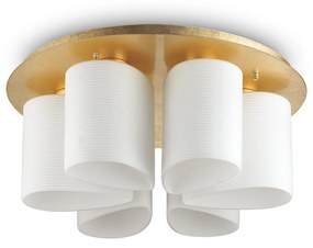 IdealLux 247779 DAISY PL6 stropní svítidlo E27 6x60W IP20 zlatá Stropní svítidla a stropnice