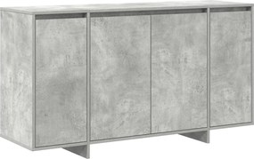 Servírovací skříň Betonově šedá 135 x 41 x 75 cm 3333889