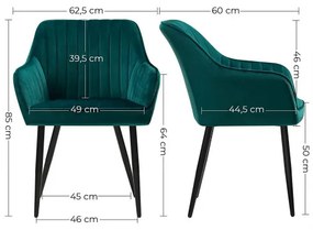 Set šesti jídelních židlí LDC087Q01-6 (6 ks)