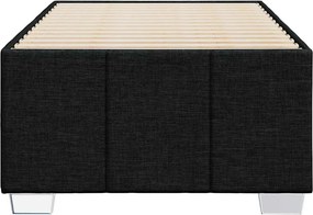 Rám postele bez matrace černý 100 x 200 cm textil 3284813