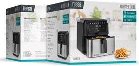 Fritéza horkovzdušná TEESA DIGITAL AIR FRYER XXL TSA8079, 8L, 1700W