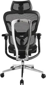 Equip Ergonomická kancelářská židle černá / Kancelářská židle / síťový