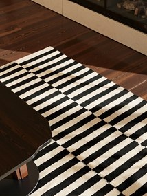 Hanse Home, Běhoun Vika 106207 Black White, 80x200, černobílá, ložnice