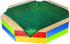 Marimex Dřevěné pískoviště osmihranné barevné 11640198
