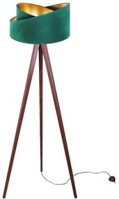 Stojací lampa Mediolan, 1x textilní stínítko (výběr z 9 barev), (výběr ze 6 barev konstrukce)