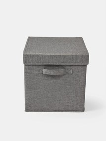 Sinsay - Skládací úložný box s rukojetí a víkem - šedá