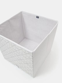 Sinsay - Skládací úložný box s rostlinným vzorem - šedá