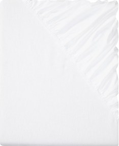Livarno home Napínací prostěradlo z jemného flanelu, 140-160 x 200 cm (bílá)