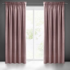 ZATEMŇOVACÍ ZÁVĚS NA PÁSCE PIERRE CARDIN SIBEL 140X270 CM STARORŮŽOVÁ