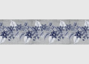 Samolepící bordura na zeď Květy | 5 m x 13.8 cm | DWB8227