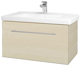 Dřevojas Koupelnová skříň BIG INN SZZ 80 Varianta: N01 Bílá lesk / Úchytka T03 / IND Individual