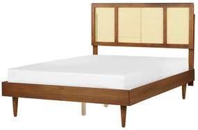 Dřevěná postel 140 x 200 cm světlé dřevo AURAY Beliani