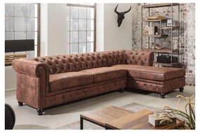 Massive home | Pohovka Chesterfield VIII mikrovlákno - Pravý roh