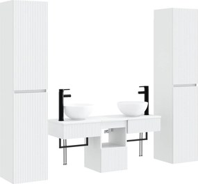 Sada koupelnového nábytku 5 ks Bílá 33 x 34,5 x 160 cm 3406003