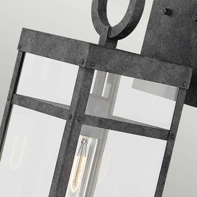 Velká venkovní lucerna Elstead PORTER L 56 cm zvětralý zinek